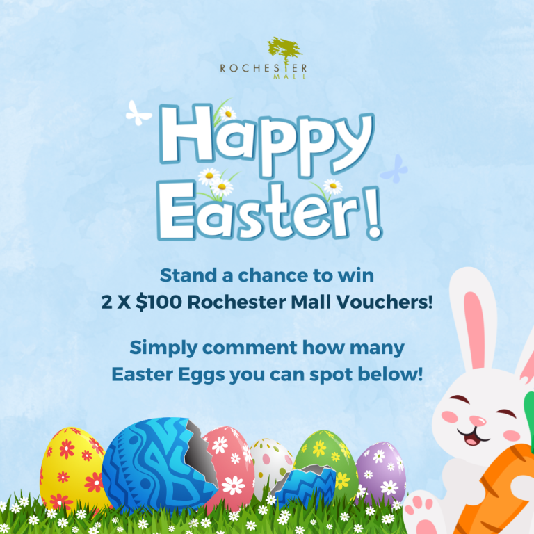 Join our Easter Giveaway contest | Shopping Mall Singapore | Rochester Mall